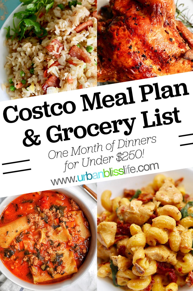 Costco Meal Plan For One Month Urban Bliss Life Costco Meal Plan For One Month Urban Bliss Life